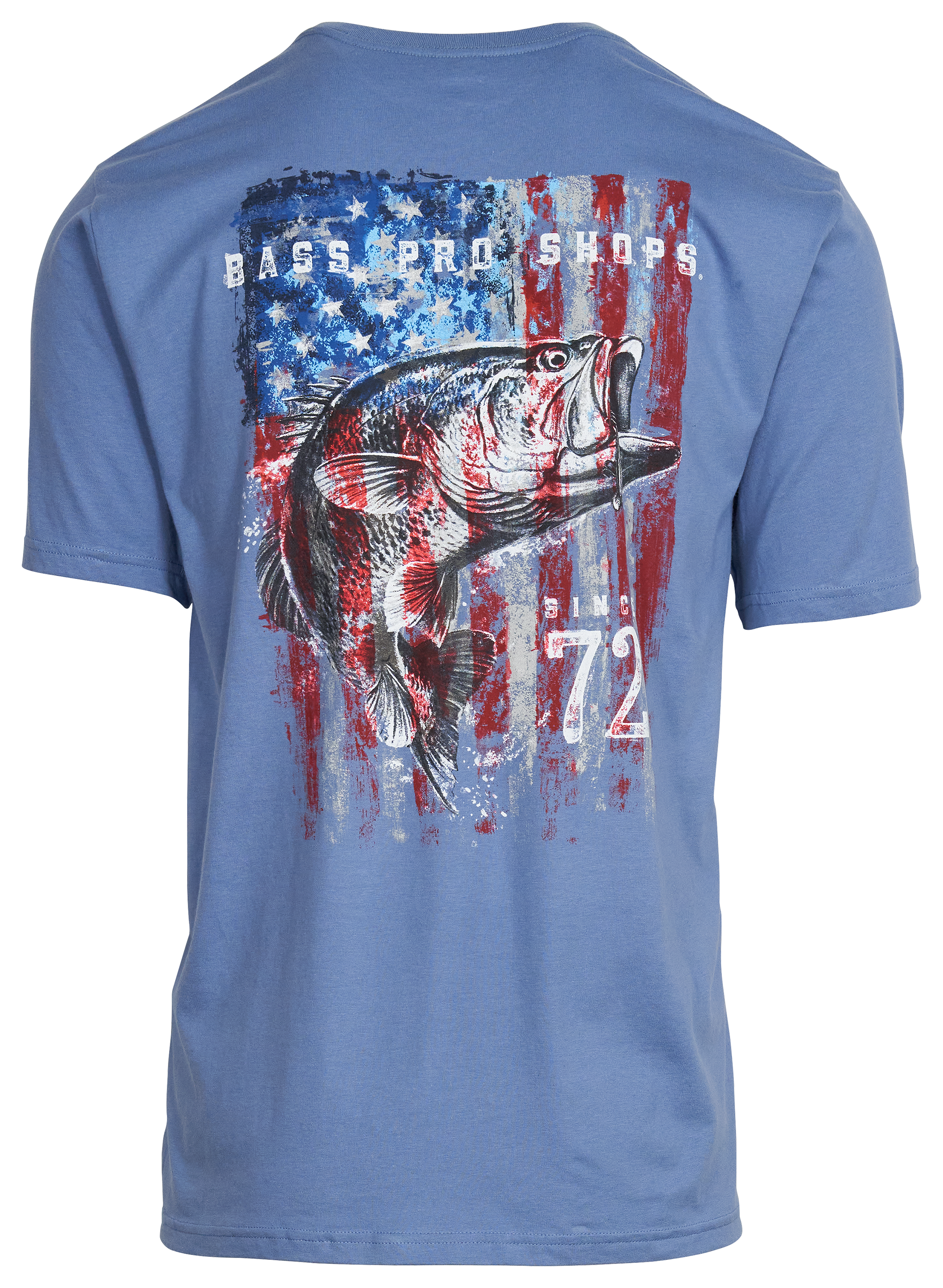 Bass Pro Shops Americana Bass Graphic Short-Sleeve T-Shirt for Men ...